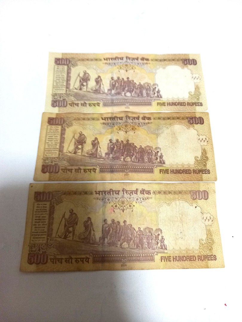 Vintage Indian Rupee Paper Notes, Hobbies & Toys, Memorabilia ...