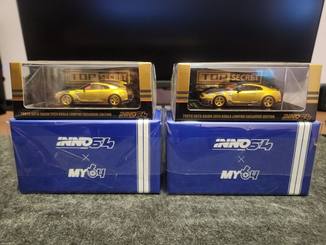 Inno64 Nissan GT-R R34 V-Spec & R35 Top Secret Tokyo Auto Salon KL ...