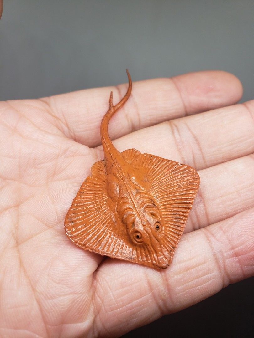 JUALAN MAINAN KARET PADAT IKAN PARI FISH ANIMAL HEWAN BINATANG RARE ...