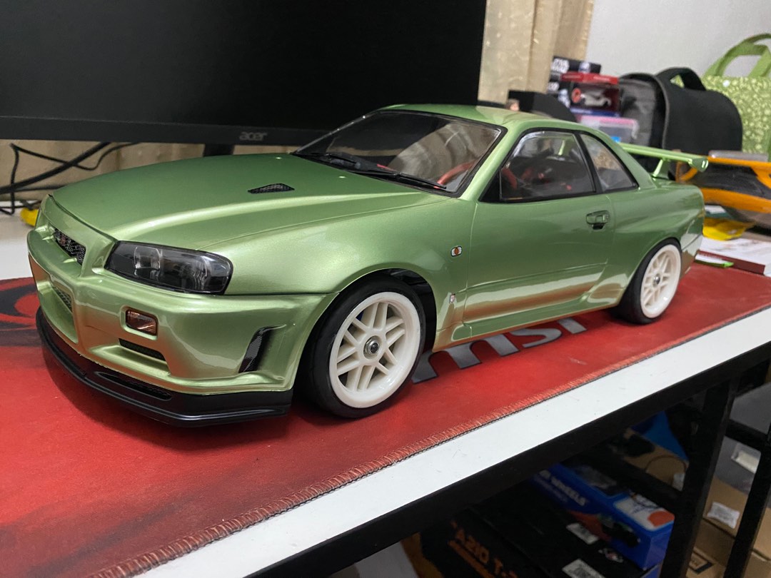 Killerbody 1/10 R34 Skyline GTR RC Bodyshell, Hobbies & Toys, Toys ...