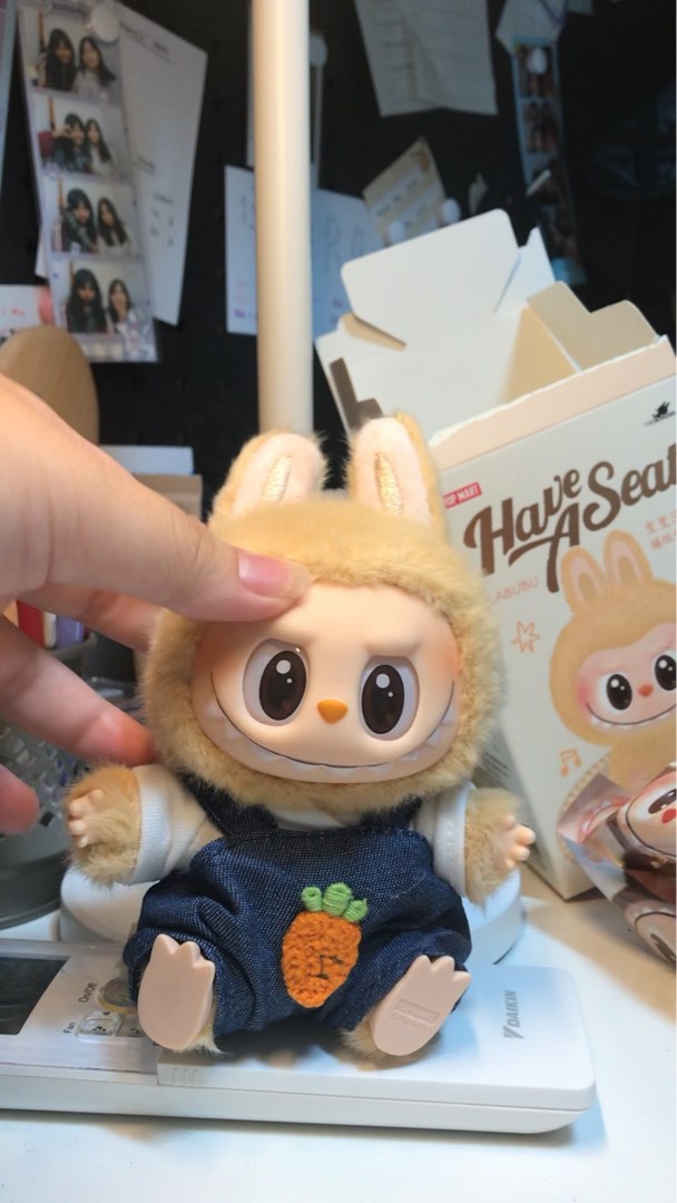 Labubu Baba Sitting V2, Hobbies & Toys, Toys & Games on Carousell