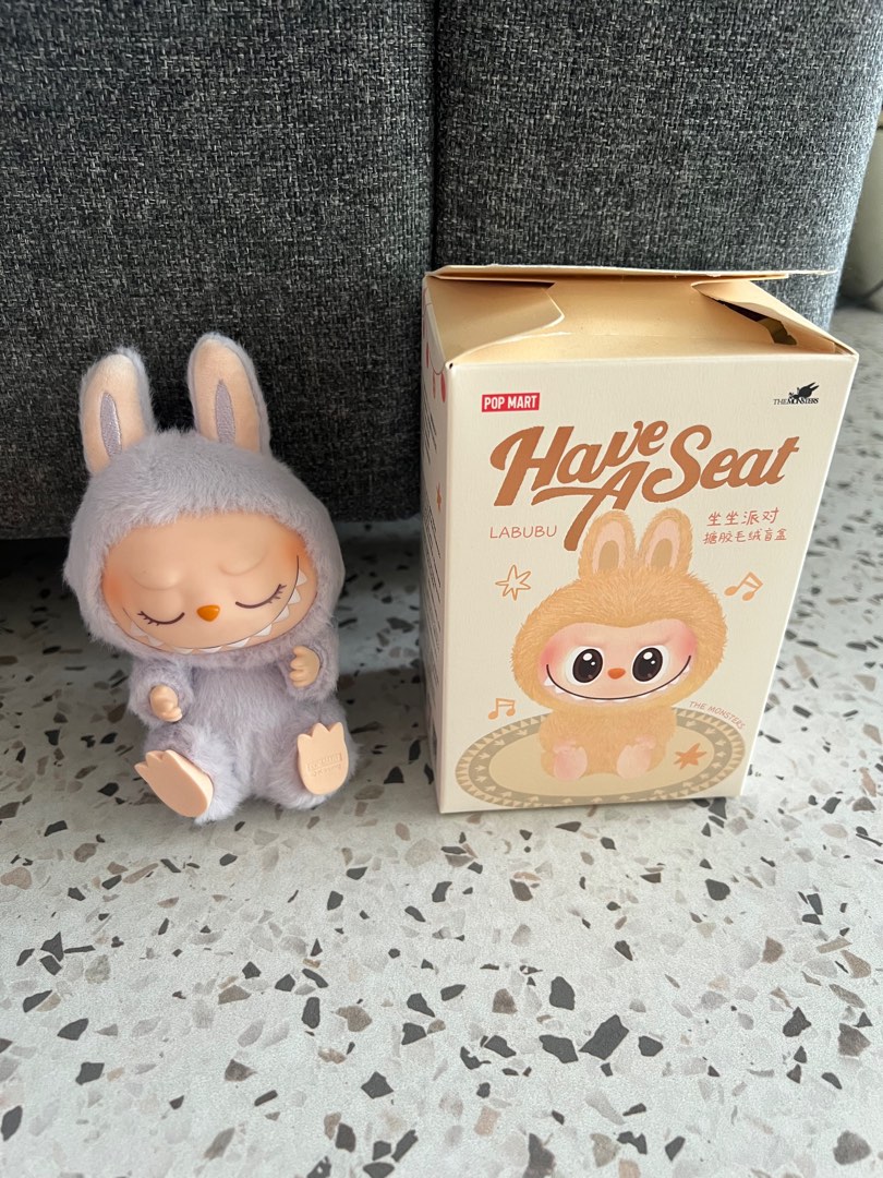 Labubu Have A Seat - Zizi, Toys & Collectibles, Mainan di Carousell