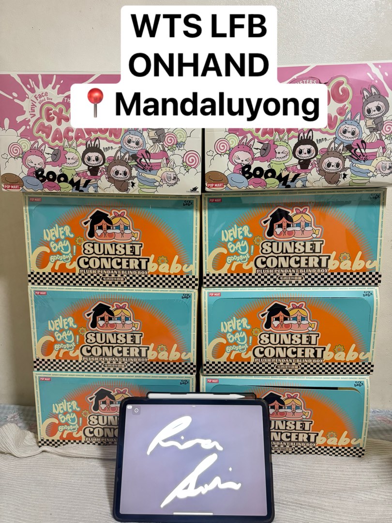 Labubu V1 & Sunset Concert Set, Hobbies & Toys, Toys & Games on Carousell