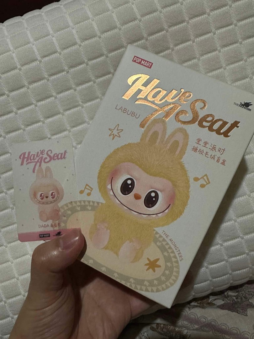 LABUBU V2 (HAVE A SEAT) - DADA, Hobbies & Toys, Toys & Games on Carousell