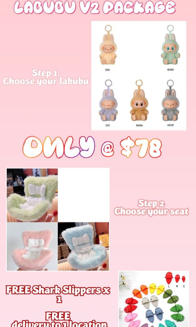 LABUBU V2 PACKAGE SET, Hobbies & Toys, Toys & Games on Carousell