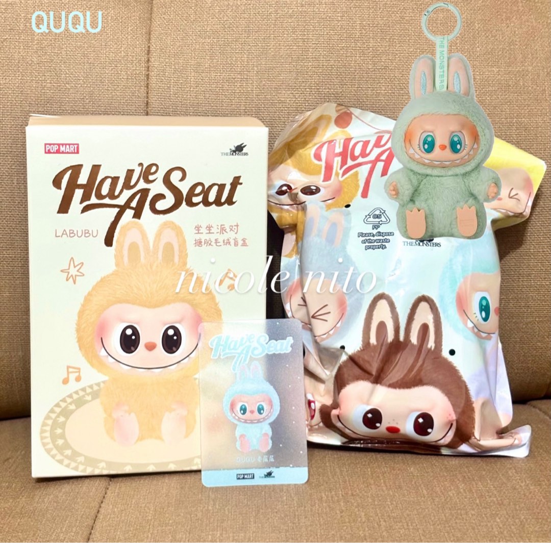 Labubu v2 Ququ, Hobbies & Toys, Toys & Games on Carousell