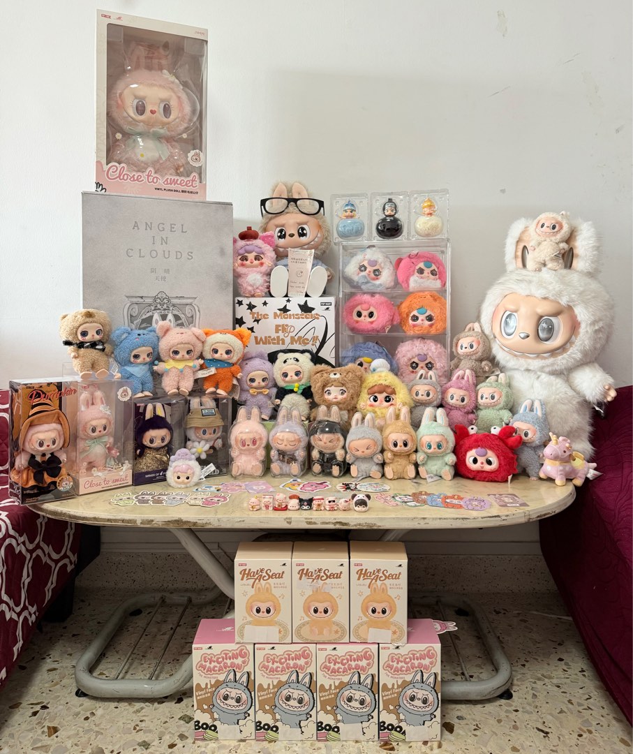 Labubu Version 1 and Version 2, Hobbies & Toys, Toys & Games on Carousell