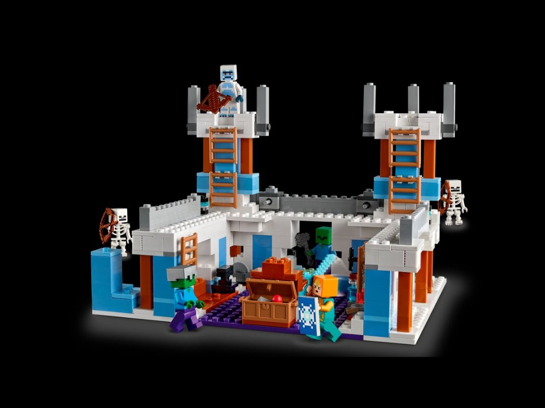 LEGO MINECRAFT Set 21186 The Ice Castle (retired set), Hobbies & Toys ...