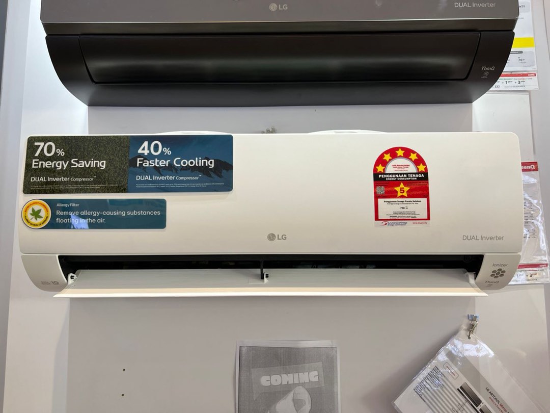 LG Aircond Dual Inverter, TV & Home Appliances, Air Conditioners ...