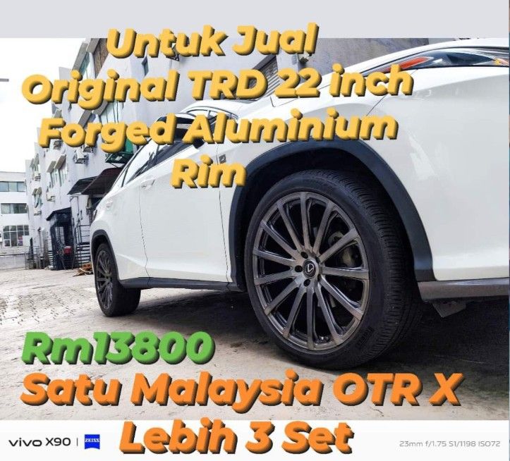 Limited Rare Sport Rim /Original made in japan Trd 22 inch Forged ...