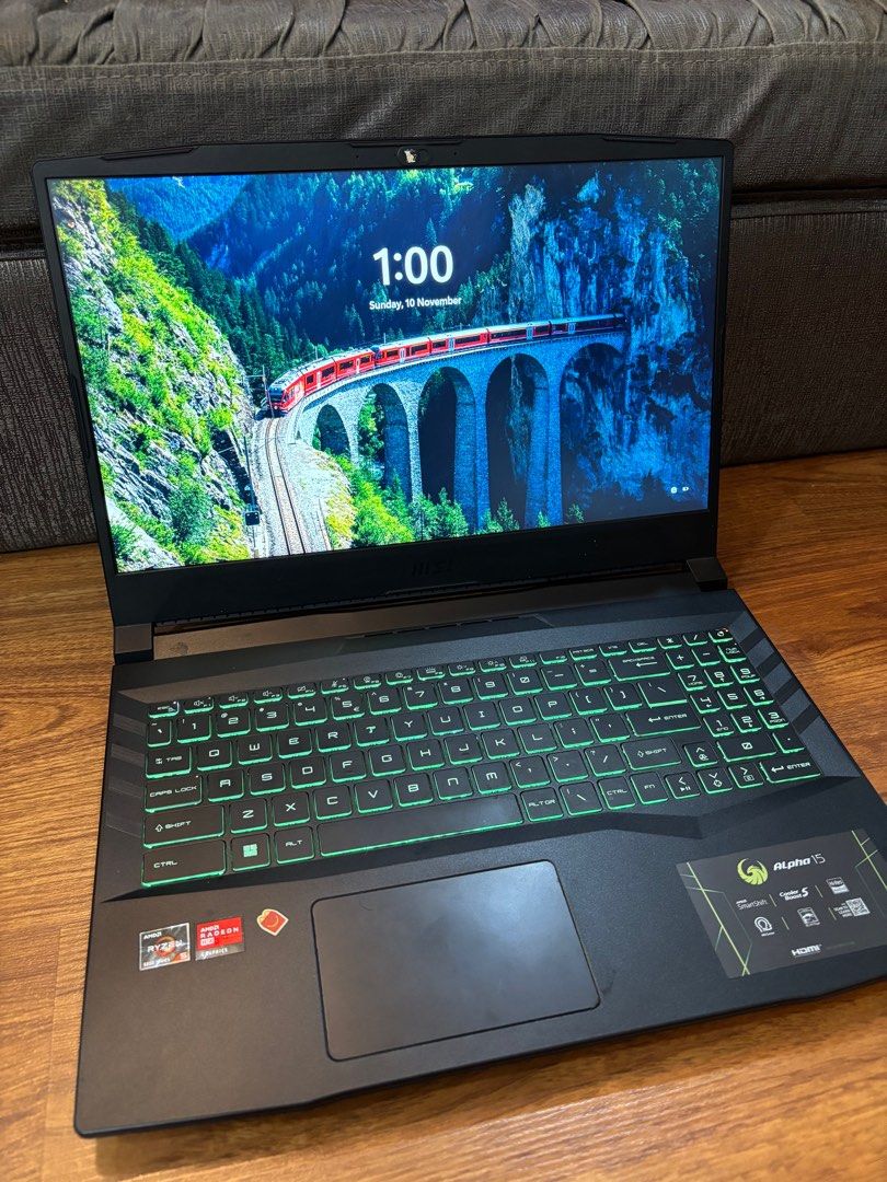 MSI Alpha 15 Gaming Laptop, Computers & Tech, Laptops & Notebooks on Carousell