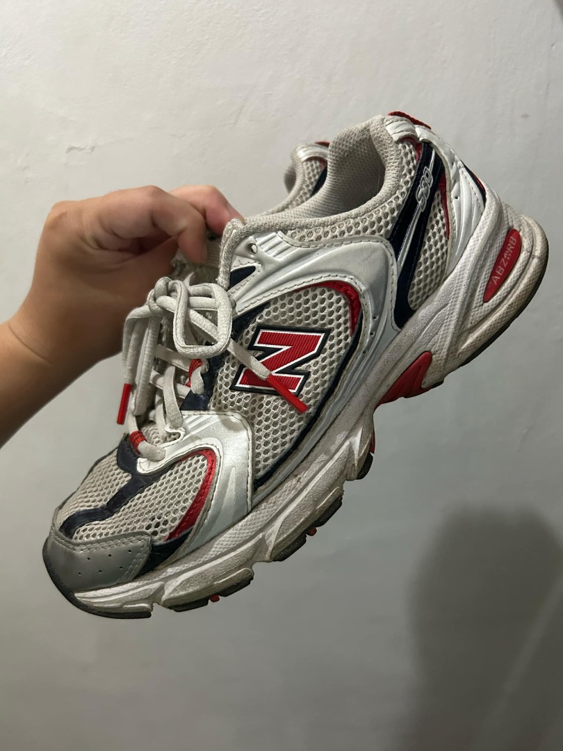 New Balance 530 red blue, Men's Fashion, Footwear, Sneakers on Carousell