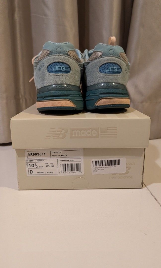 New Balance 993 x JFG, Men's Fashion, Footwear, Sneakers on Carousell