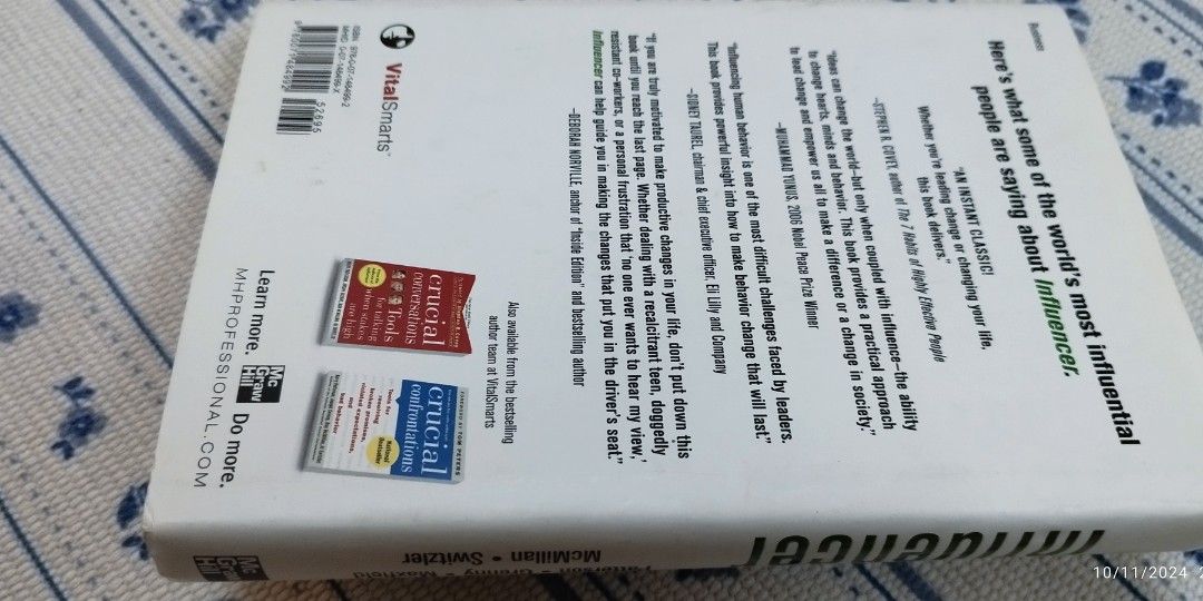 Personal Development Book - Influencer: The Power To Change Anything by ...