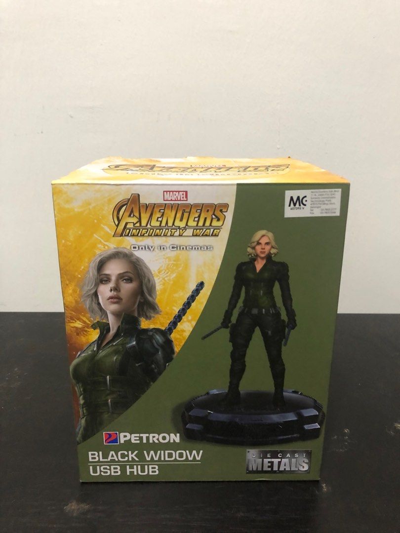Petron Marvel Avengers Infinity War - Black Widow USB Hub, Hobbies ...