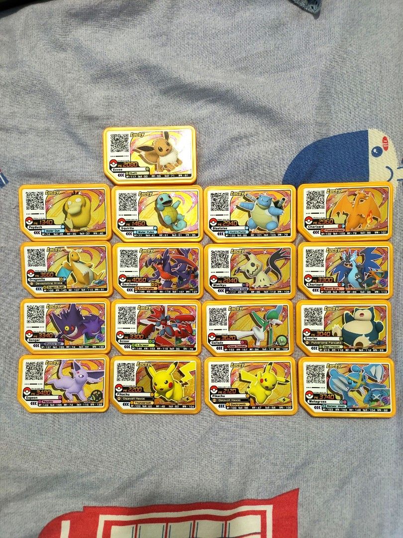 Pokemon Gaole Luckystar 5 Star, Hobbies & Toys, Toys & Games on Carousell