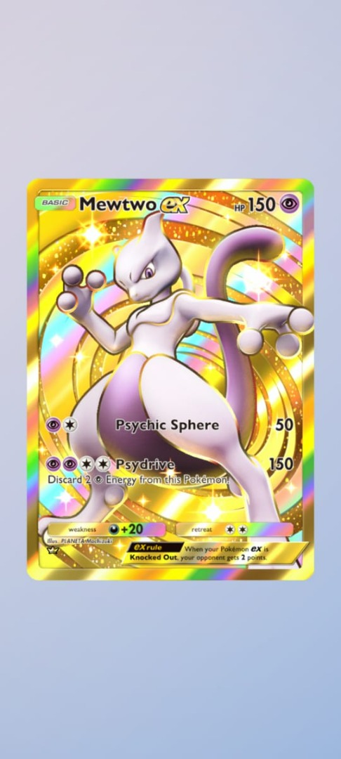 Pokemon TCG pocket : Crown Mewtwo EX, Hobbies & Toys, Toys & Games on ...