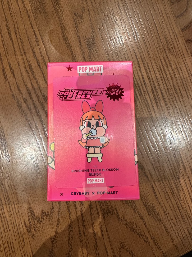 POP MART CRYBABY × Powerpuff Girls Series Figure - Brushing Teeth ...