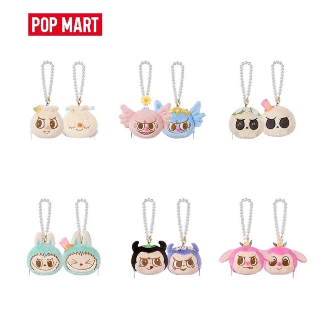 POP MART Labubu THE MONSTERS Party Series-Reversible Plush Toy Blind ...