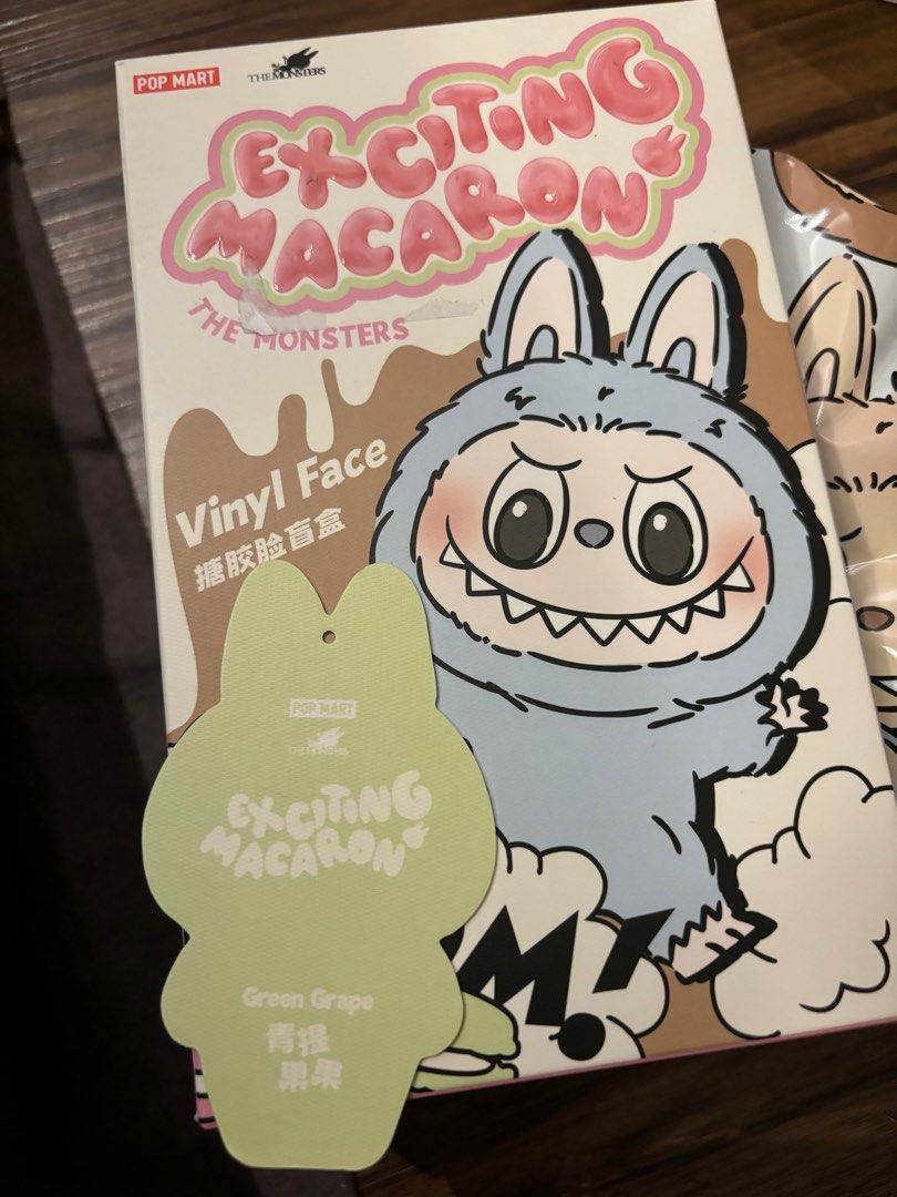 Popmart labubu green grape v1, Hobbies & Toys, Toys & Games on Carousell