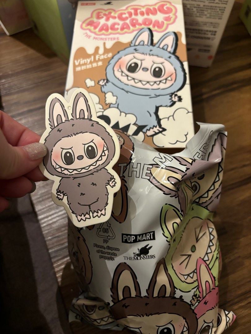 Popmart labubu sesame bean V1, Hobbies & Toys, Toys & Games on Carousell