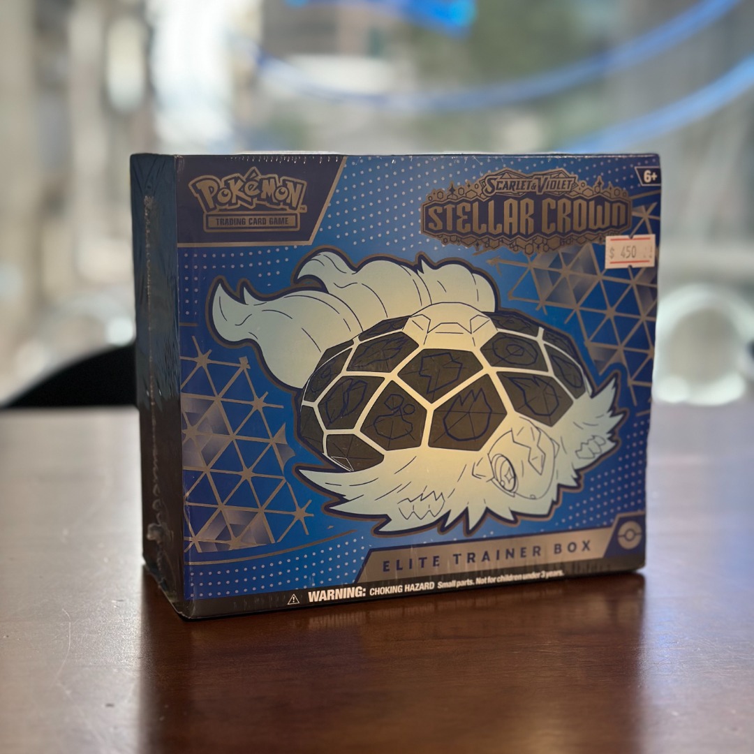 PTCG SV7 Stellar Crown Booster Box & Elite Trainer Box , 興趣及遊戲, 玩具 & 遊戲類 - Carousell