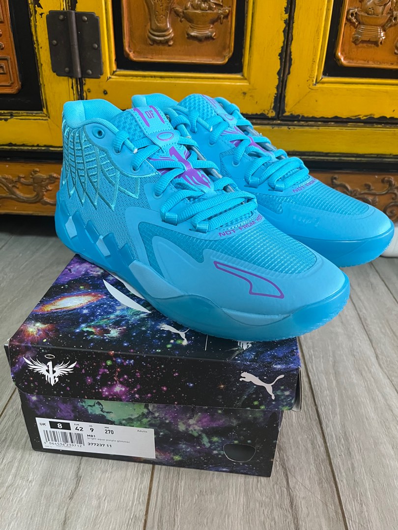 PUMA MELO MB01 US9 Lamelo ball, 男裝, 鞋, 波鞋 - Carousell