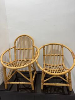 Classic Woven Rattan Garden/Patio Armchair w/ White Cushion | Kerusi ...