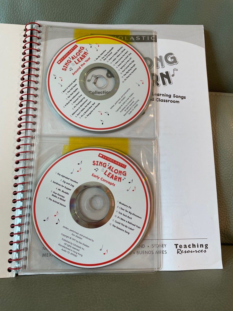 Scholastic Sing Along and Learn, Hobbies & Toys, Books & Magazines ...