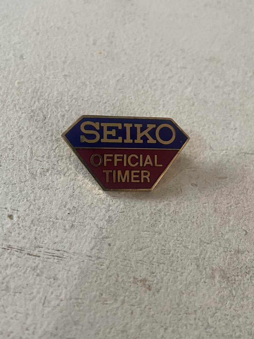 Seiko pin, Hobbies & Toys, Memorabilia & Collectibles, Vintage ...