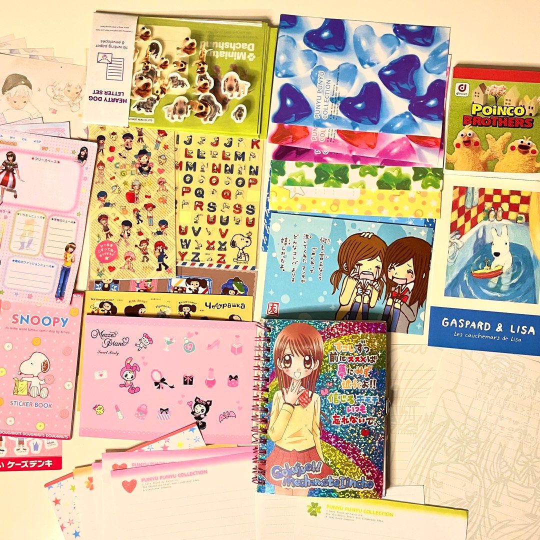 [set] mezzo piano, heisei retro stickers, love and berry the dog ...