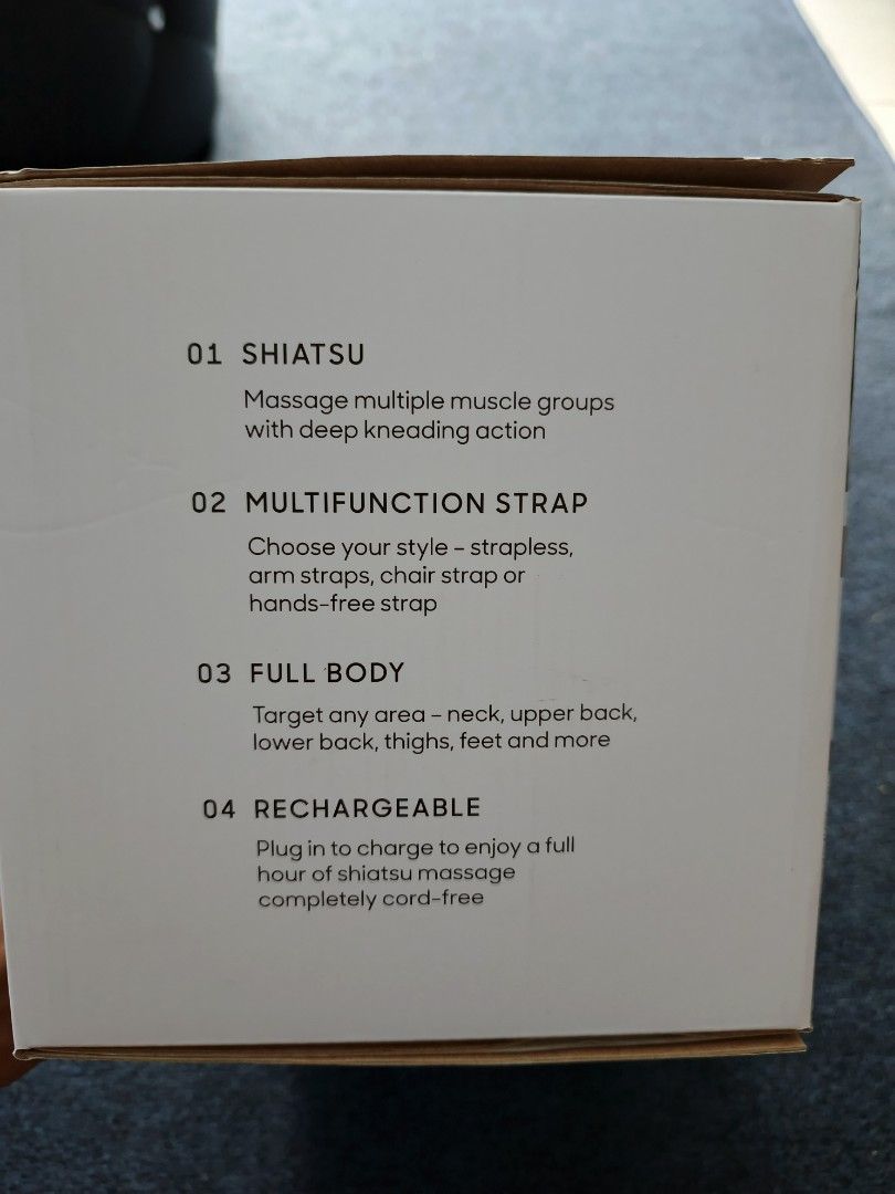 Sharper Image Full Body Cordless Massager (Neck + Back Shiatsu), Health ...