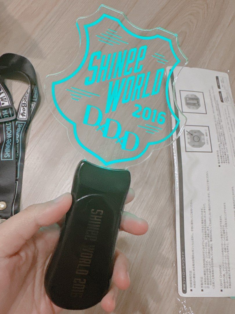 Shinee World Tour Penlight Lightstick Light Band Watch Merch ...