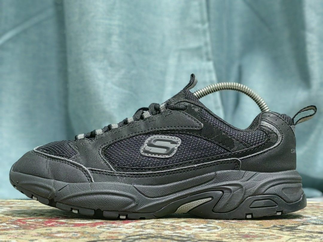 SKECHERS SPORT TRIPLE BLACK 6.5UK (25.5CM) - KAKI SAIZ 7UK BOLEH PAKAI ...