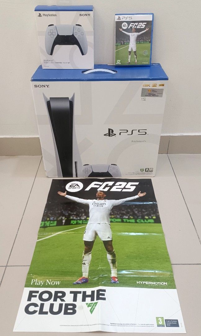 Sony PS5 My Set Disc Edition Full Set + EA FC 25 + Warranty, Video ...