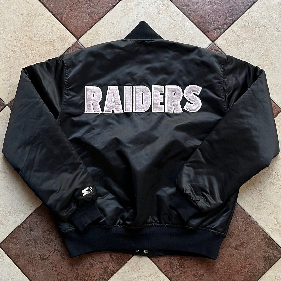 VINTAGE LOS ANGELES RAIDERS STARTER NFL VARSITY JACKET, Men's Fashion ...