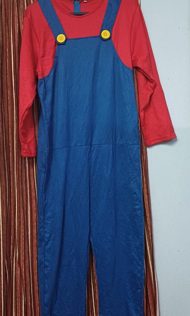 SUPER MARIO JUMPSUIT, Men's Fashion, Tops & Sets, Sets & Coordinates on ...