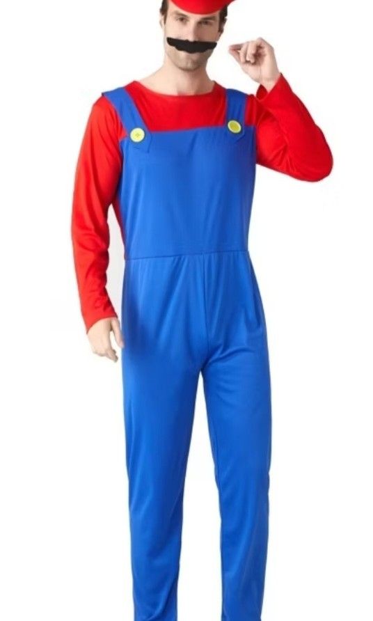 SUPER MARIO JUMPSUIT, Men's Fashion, Tops & Sets, Sets & Coordinates on ...
