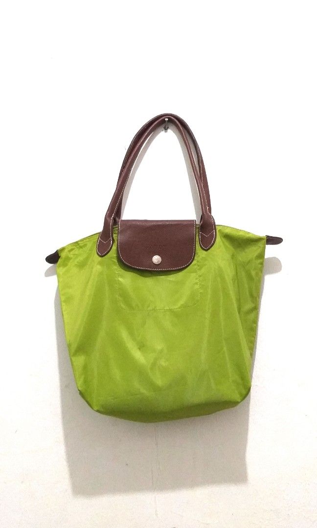 Tas Tandy Hijau Lime, Fesyen Wanita, Tas & Dompet di Carousell