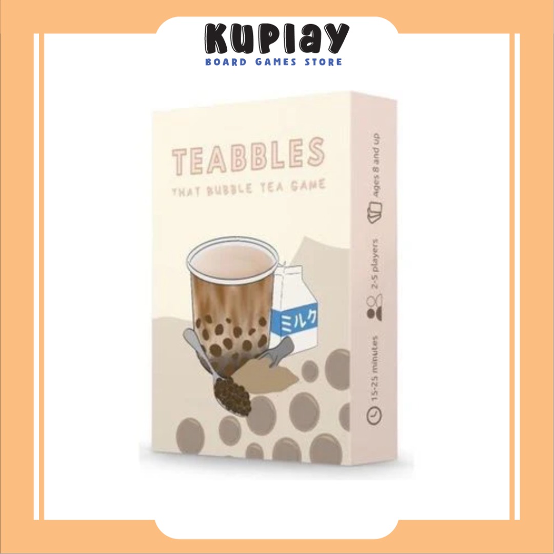 Teabbles: That Bubble Tea Game (2nd Edition) (Original) three variants ...