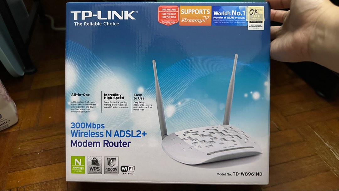 TP-Link TD-W8961ND 300Mbps wireless N ADSL2+ Modem Router, Computers ...