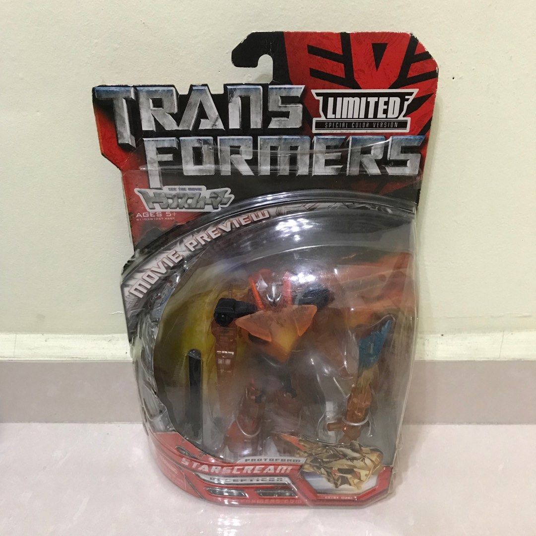 Transformers limited edition movie preview rare protoforms starscream ...