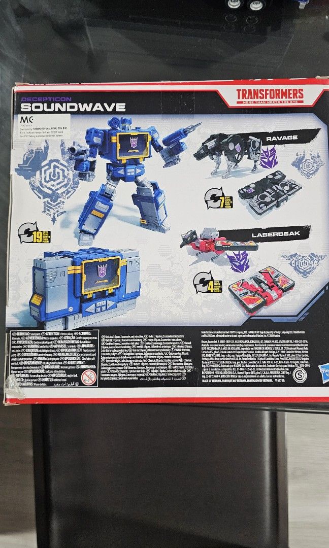 Transformers Soundwave & Ravage Netflix ( NO LASERBEAK ), Hobbies ...
