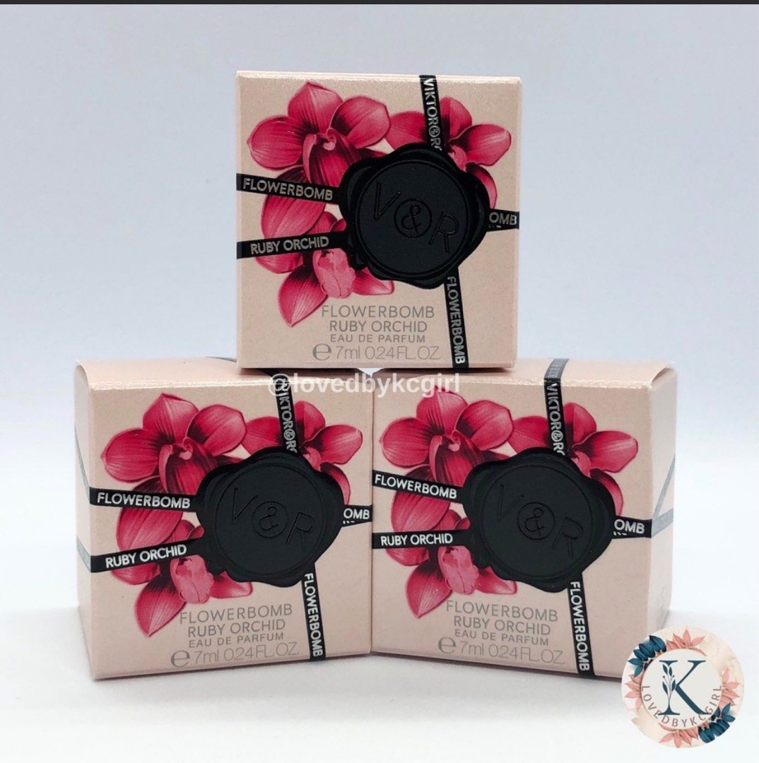 Viktor & Rolf Flowerbomb Ruby Orchid Mini Perfume 7mL - SOLD PER PC ...