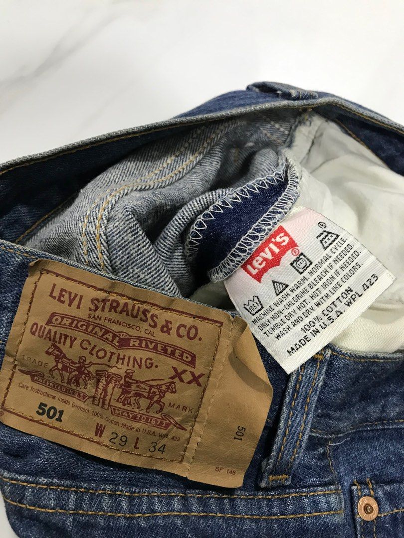 Vintage Levis 501, Men's Fashion, Bottoms, Jeans on Carousell