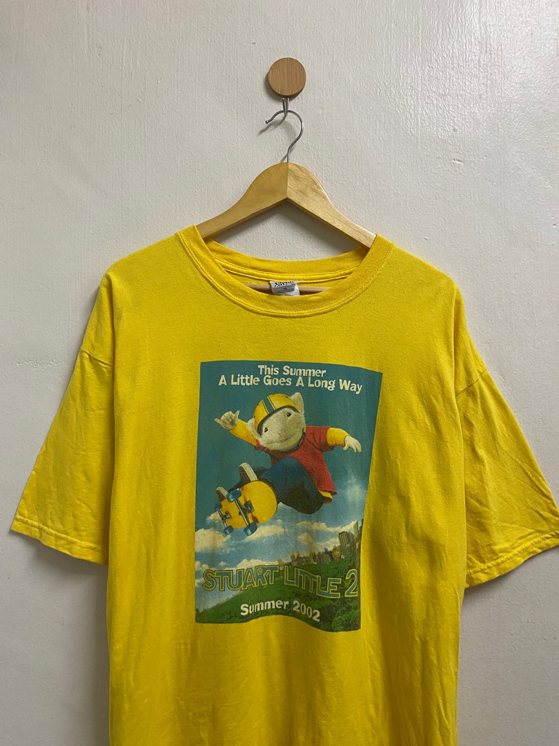 Vintage Movie Promo Stuart Little 2 Summer 2002 Shirt, Men's Fashion ...