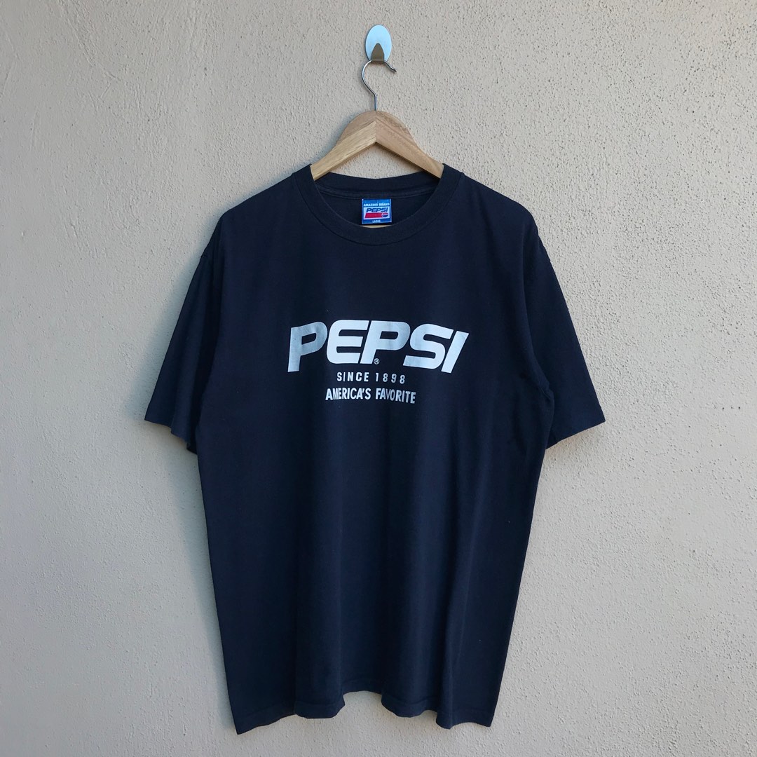 Vintage Pepsi 90s, Men's Fashion, Tops & Sets, Tshirts & Polo Shirts on Carousell