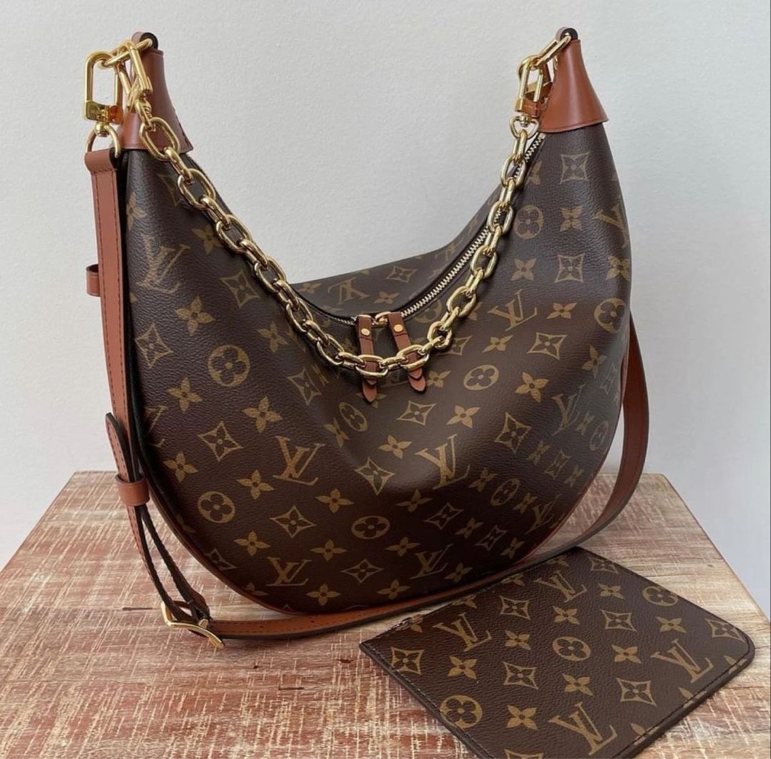 VVGC! LV loop hobo large 2023 fullset, Barang Mewah, Tas & Dompet di Carousell