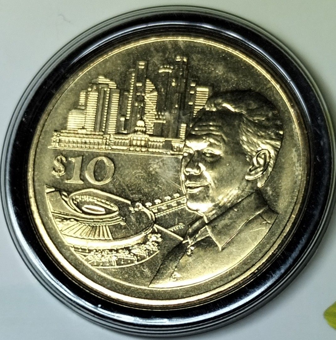 100th Birth Anniversary of Singapore $10 LKY Coin (set of 10pc ...