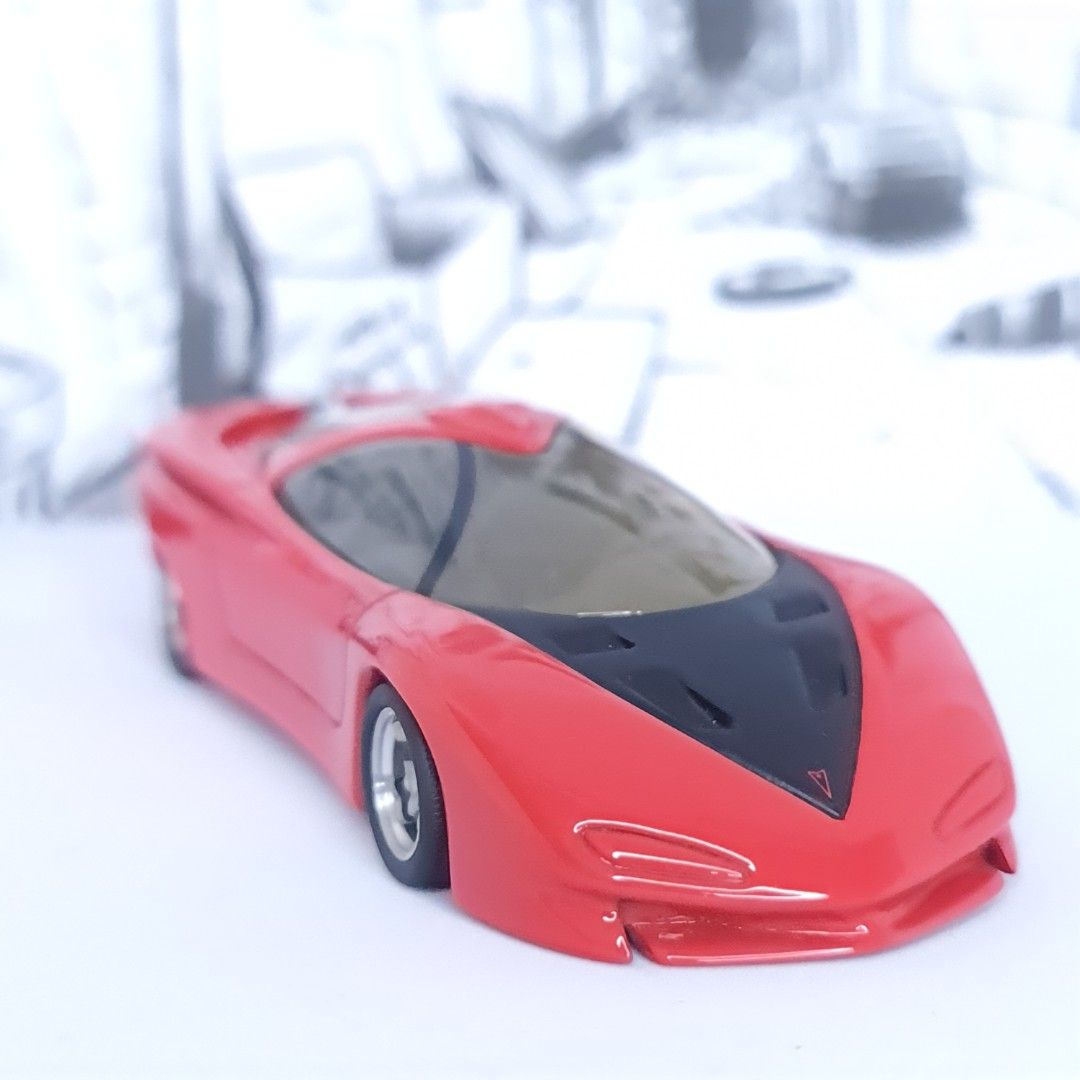 1988 Pontiac Banshee Red Dream Machine 1:43 Alezan Models Miniature Toy ...